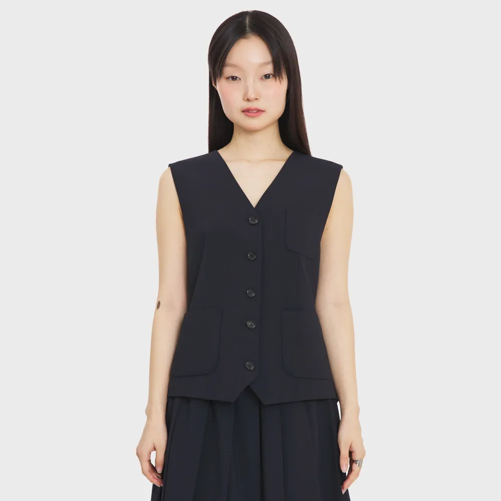 MOMMY VEST (BLACK) - 감도 깊은 취향 셀렉트샵 29CM