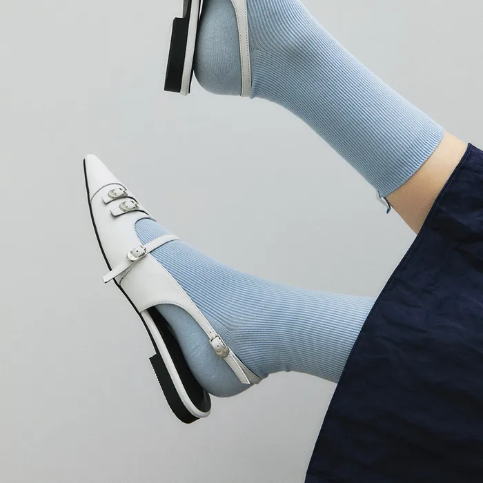 Cindy Low 신디 로우 슬링백 스틸레토 플랫슈즈 - 5colors - 감도 깊은 취향 셀렉트샵 29CM