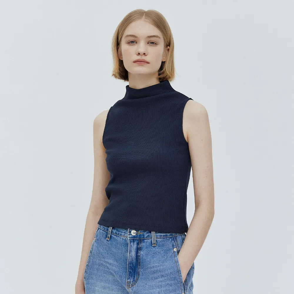 Ribbed Mock neck Sleeveless_4colors - 감도 깊은 취향 셀렉트샵 29CM