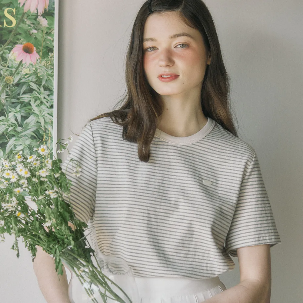 Hope Stripe T-Shirt - Grey - 감도 깊은 취향 셀렉트샵 29CM