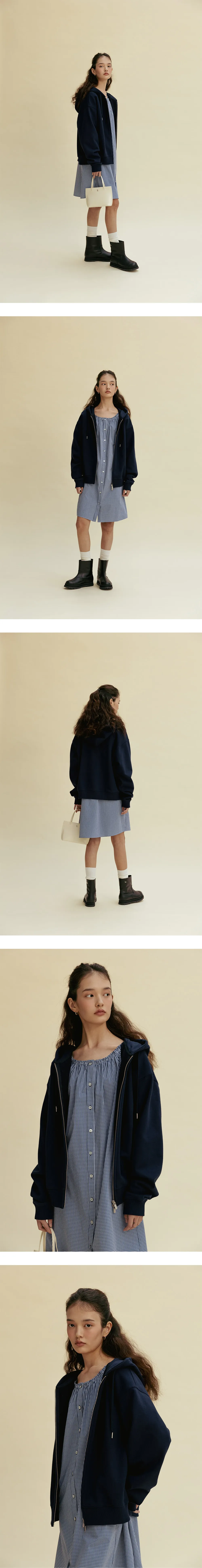 RIO ZIP-UP HOODIE (NAVY) - 감도 깊은 취향 셀렉트샵 29CM