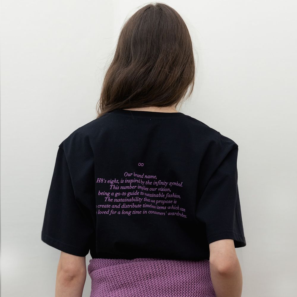 LETTER T-SHIRTS (BLACK) - 감도 깊은 취향 셀렉트샵 29CM