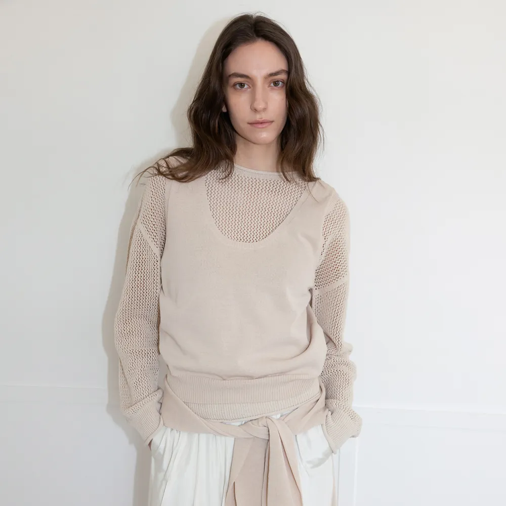VERA KNIT TOP (SAND) - 감도 깊은 취향 셀렉트샵 29CM