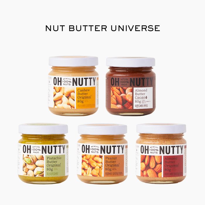[5개입/묶음] 넛버터 유니버스 세트 (80g x 5ea) - 감도 깊은 취향 셀렉트샵 29CM