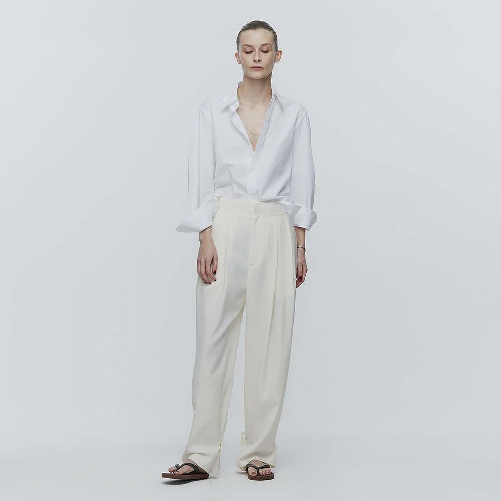 [DE BASE] POPLIN BASIC SHIRT_WHITE - 감도 깊은 취향 셀렉트샵 29CM
