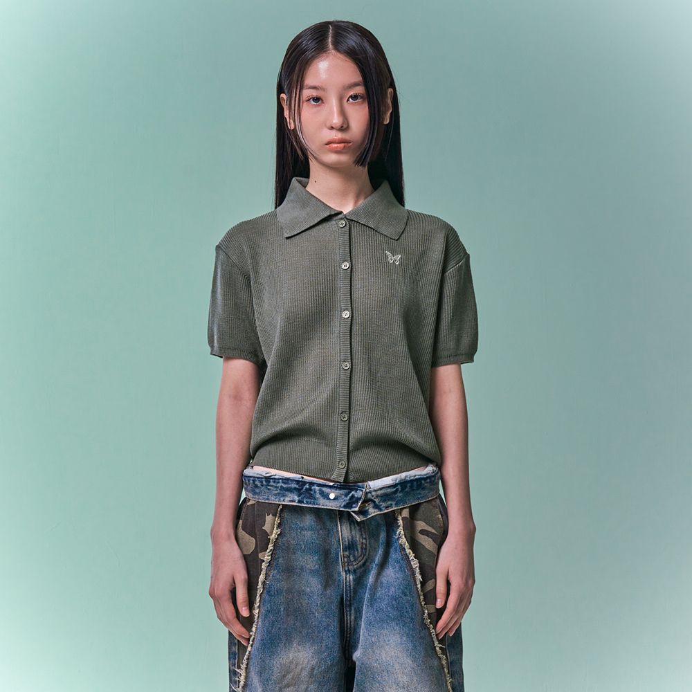 [NF] MILD HACHI KNIT CARDIGAN_(KHAKI)_F24QB302 - 감도 깊은 취향 셀렉트샵 29CM