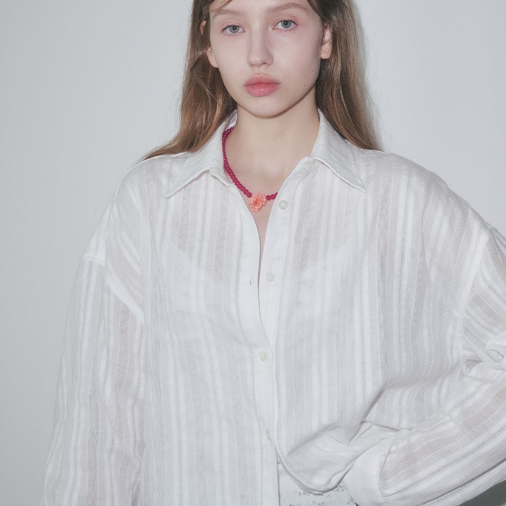EYELET OVERFIT SHIRTS, WHITE - 감도 깊은 취향 셀렉트샵 29CM