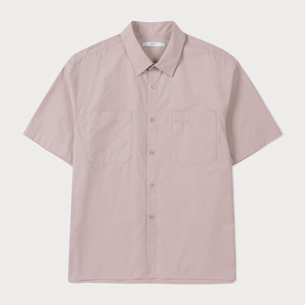 REFINED POPLIN HALF SHIRTS PINK (247) - 감도 깊은 취향 셀렉트샵 29CM