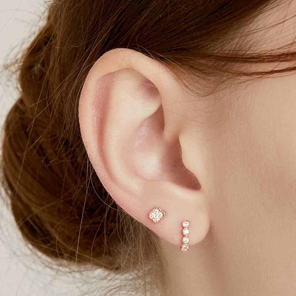 J e te 14K 싱글 귀걸이 (JJJTEQ1BS037R4P00) - 감도 깊은 취향 셀렉트샵 29CM