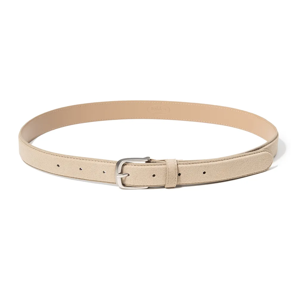 (W) basic square suede belt (T023_beige) - 감도 깊은 취향 셀렉트샵 29CM