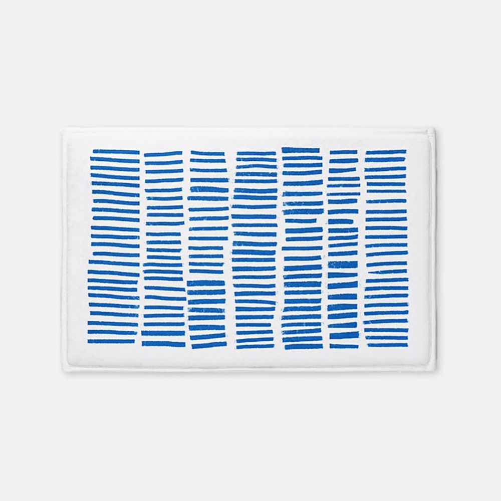 캐롤라인 코리건 작가, Blue Dashes 발매트 - 감도 깊은 취향 셀렉트샵 29CM