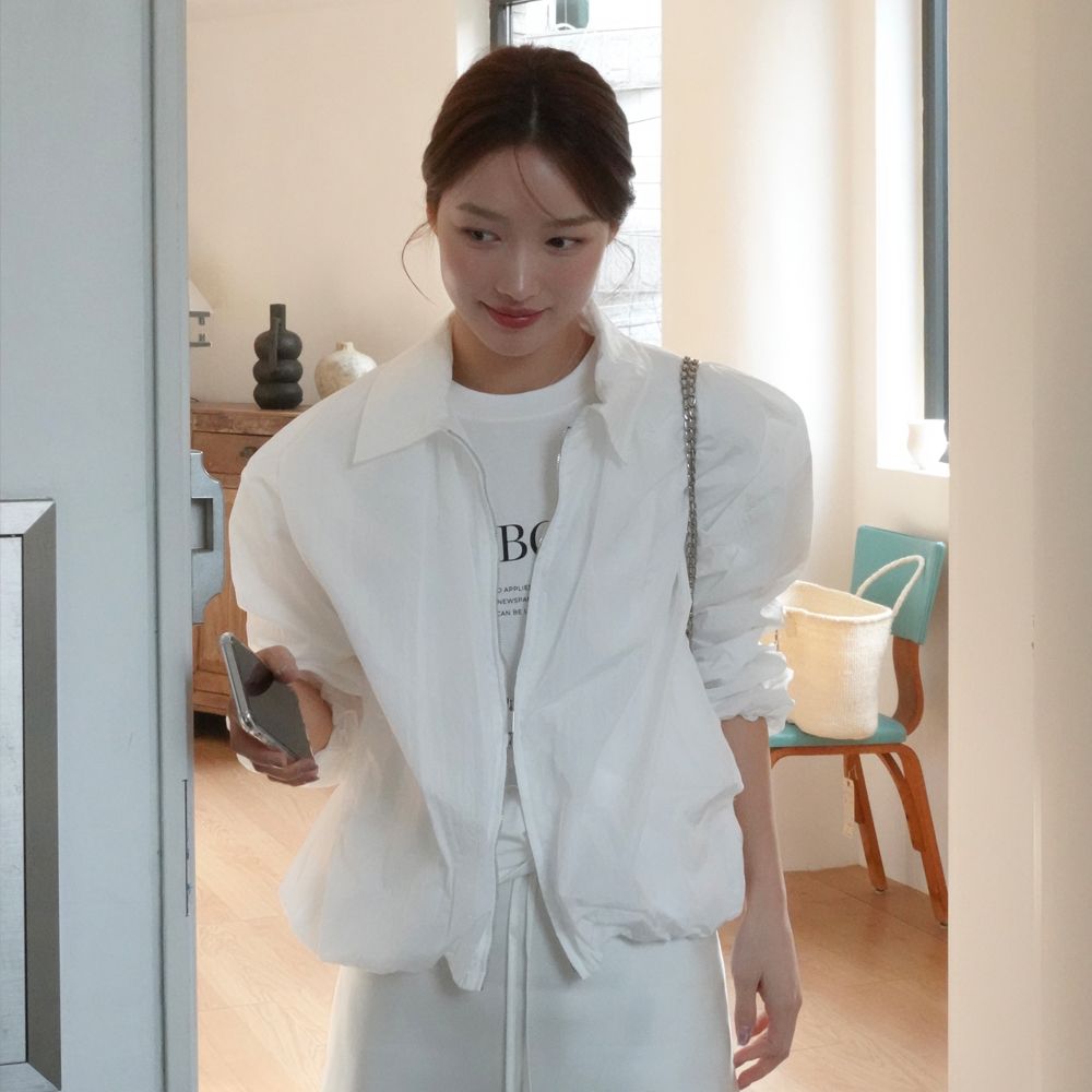 [뉴뉴 착용] BLOOM JUMPER_WHITE - 감도 깊은 취향 셀렉트샵 29CM