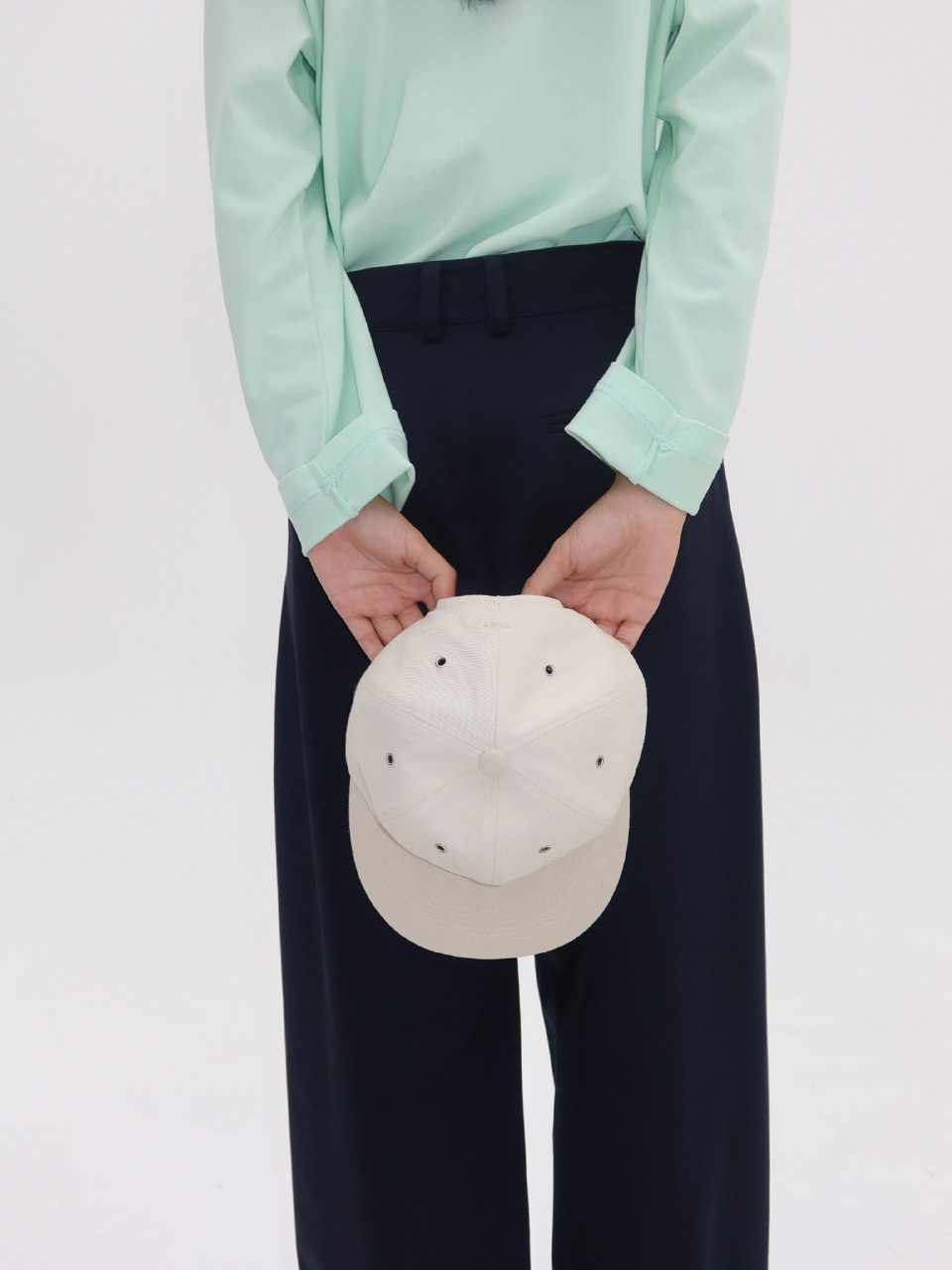 eyelet cap (ivory,beige) - 감도 깊은 취향 셀렉트샵 29CM