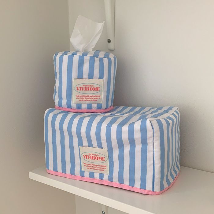 [선물포장] 비비 스트라이프 휴지 티슈 케이스 2type - 감도 깊은 취향 셀렉트샵 29CM