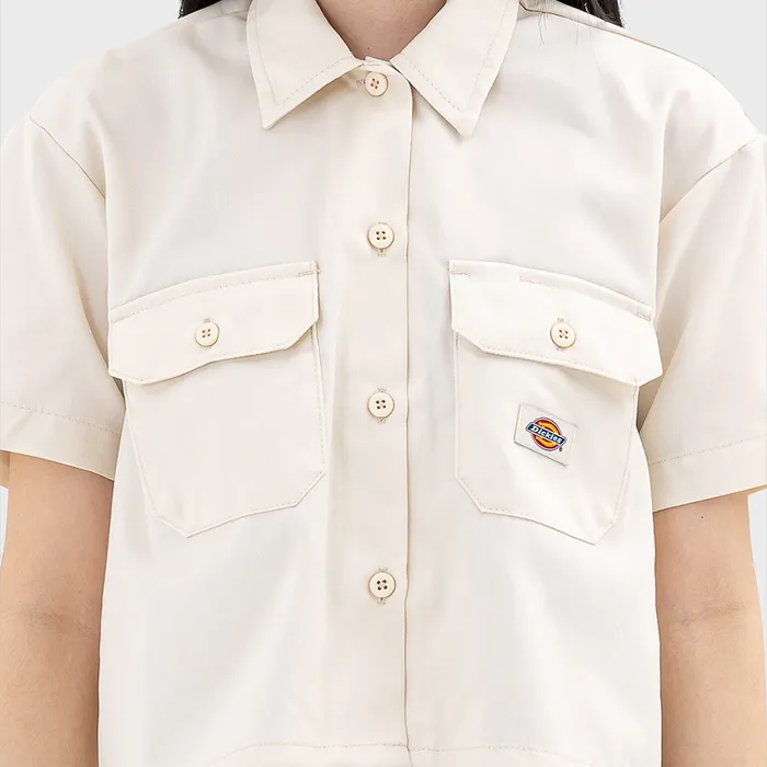 우먼스 크롭 워크셔츠 Whitecap Gray - 감도 깊은 취향 셀렉트샵 29CM