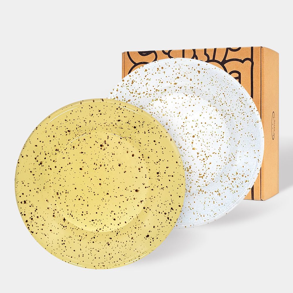 에딩 밀키웨이 유니버스 법랑 원형 접시 플레이트21 2P GIFT BOX (10종택2) - 감도 깊은 취향 셀렉트샵 29CM