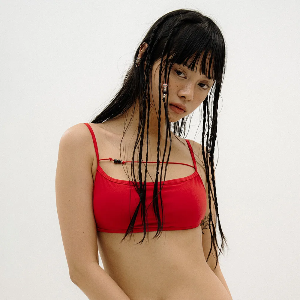 STRAWBERRY RED BIKIINI TOP - 감도 깊은 취향 셀렉트샵 29CM