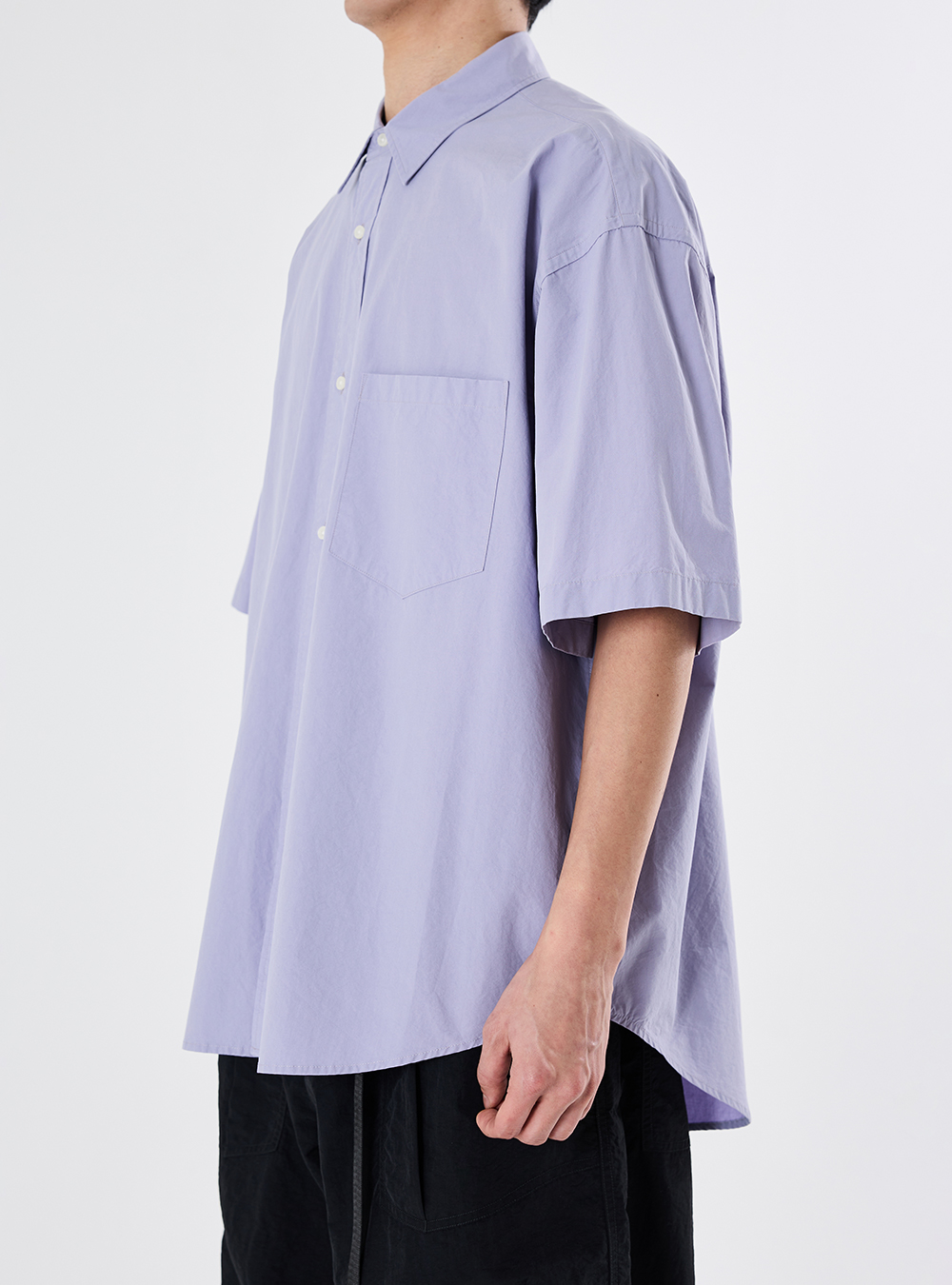 [SS24]UNIFORM HALF SHIRT / LAVENDER - 감도 깊은 취향 셀렉트샵 29CM
