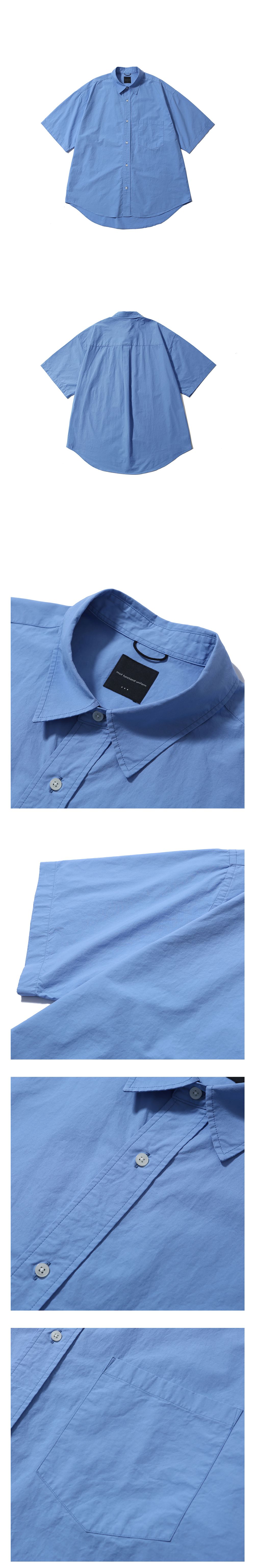 [SS24]UNIFORM HALF SHIRT / CORNFLOWER BLUE - 감도 깊은 취향 셀렉트샵 29CM
