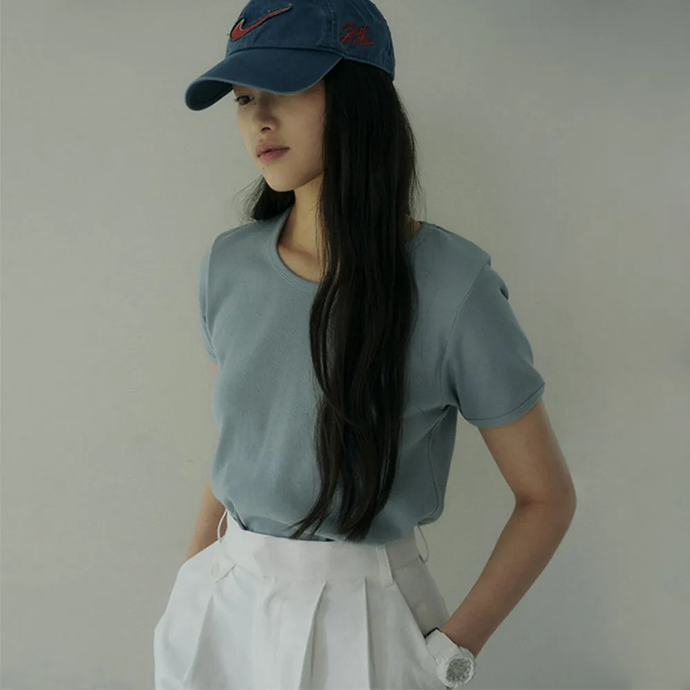 ROZY U NECK GOLGI HALF T_7colors - 감도 깊은 취향 셀렉트샵 29CM