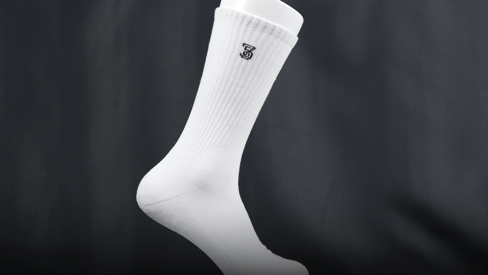 [3PACK] 1507 포멀 로고 크루 삭스 - 스노우화이트/블랙 - 감도 깊은 취향 셀렉트샵 29CM