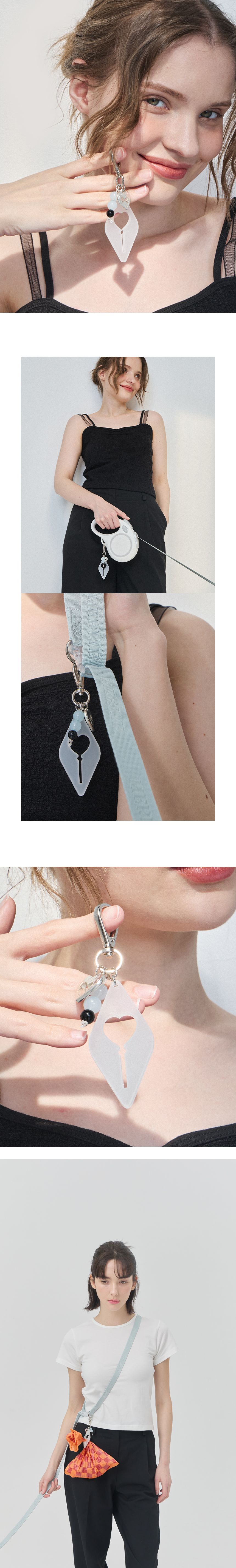 [silver 925] Ribbon Heart Key Ring - 감도 깊은 취향 셀렉트샵 29CM