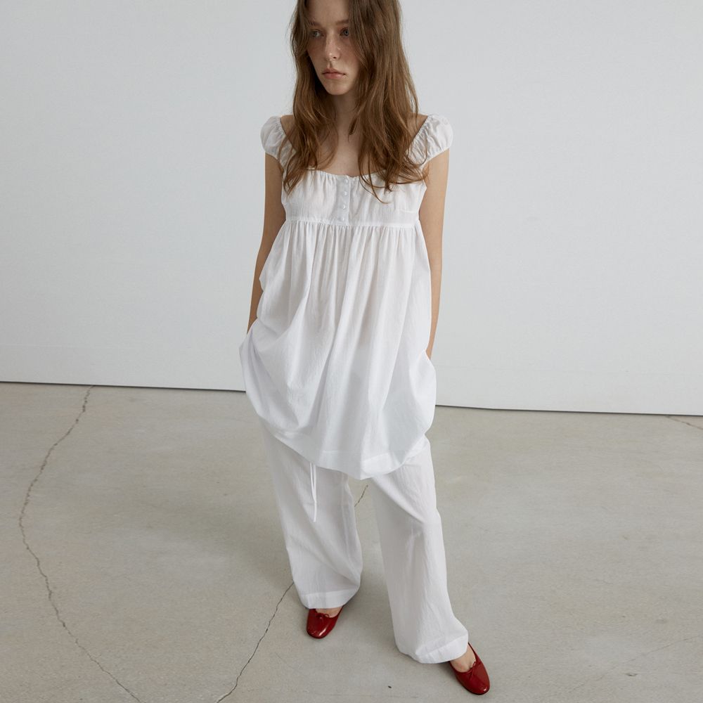 COTTON BABY DOLL OPS_WHITE - 감도 깊은 취향 셀렉트샵 29CM