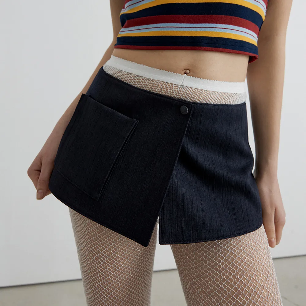 JACQUARD SKIRT BELT_NAVY - 감도 깊은 취향 셀렉트샵 29CM
