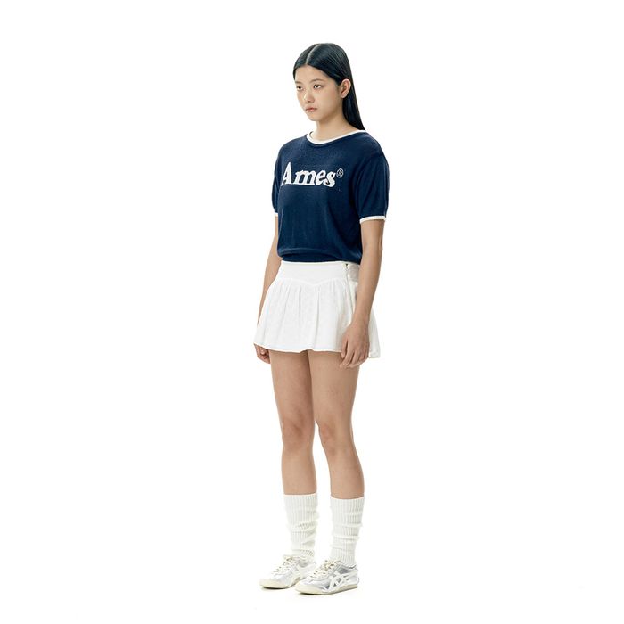 BASIC LOGO KNIT NAVY (AM2EMUK601A) - 감도 깊은 취향 셀렉트샵 29CM