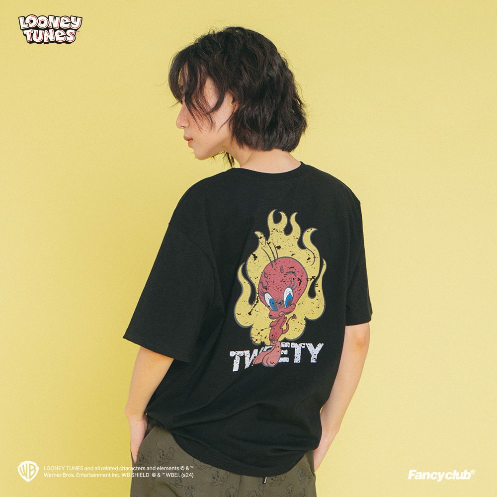 [FANCY X TW] HOT TWEETY BOX TEE_(BLACK)_F24TW2010 - 감도 깊은 취향 셀렉트샵 29CM
