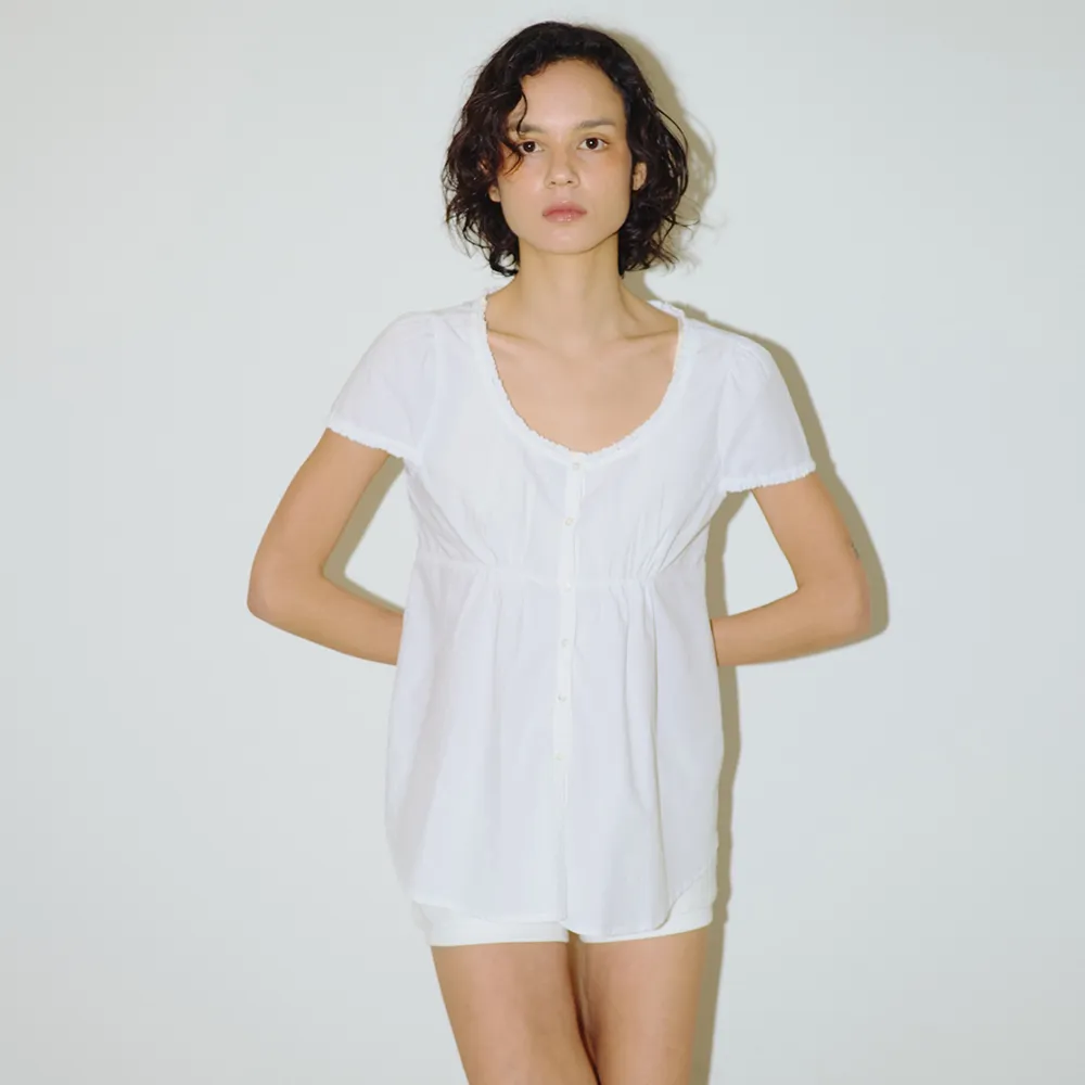 LACE STRING BLOUSE - 감도 깊은 취향 셀렉트샵 29CM