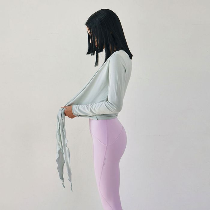 여성 요가복 DEVI-O0017-민트 필라테스 트리플 트위스트 롱 가디건 - 감도 깊은 취향 셀렉트샵 29CM