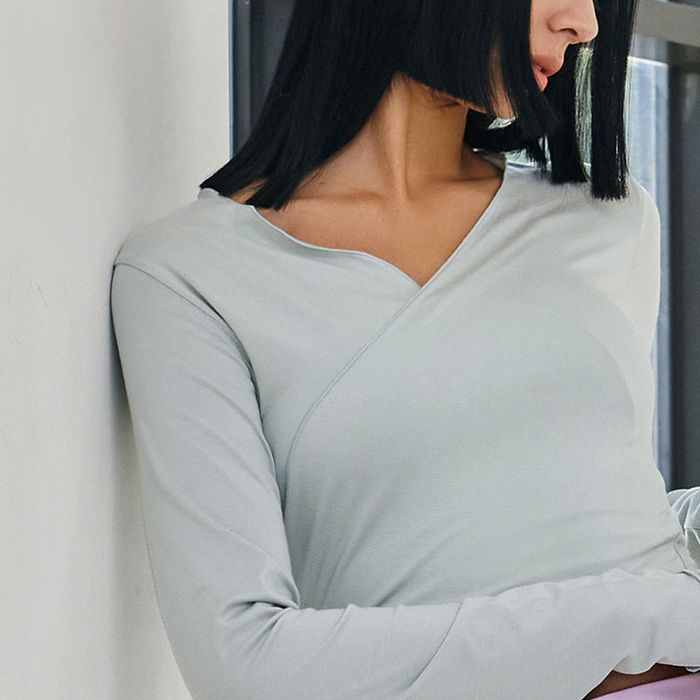 여성 요가복 DEVI-O0017-민트 필라테스 트리플 트위스트 롱 가디건 - 감도 깊은 취향 셀렉트샵 29CM