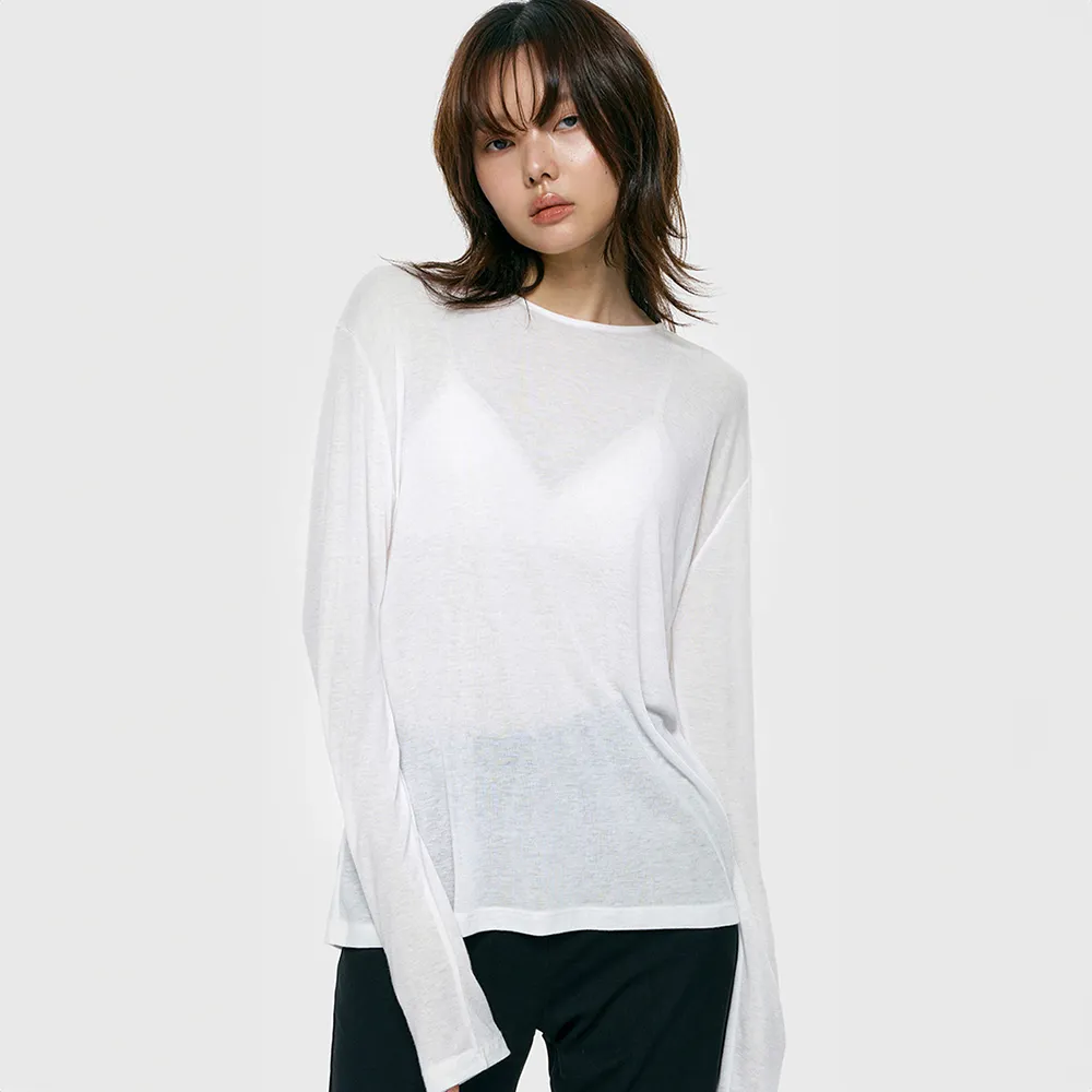 tencel basic t-shirt_ivory - 감도 깊은 취향 셀렉트샵 29CM