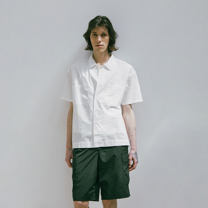 TE2-SH01 트윈포켓 반팔셔츠-크림화이트 - 감도 깊은 취향 셀렉트샵 29CM