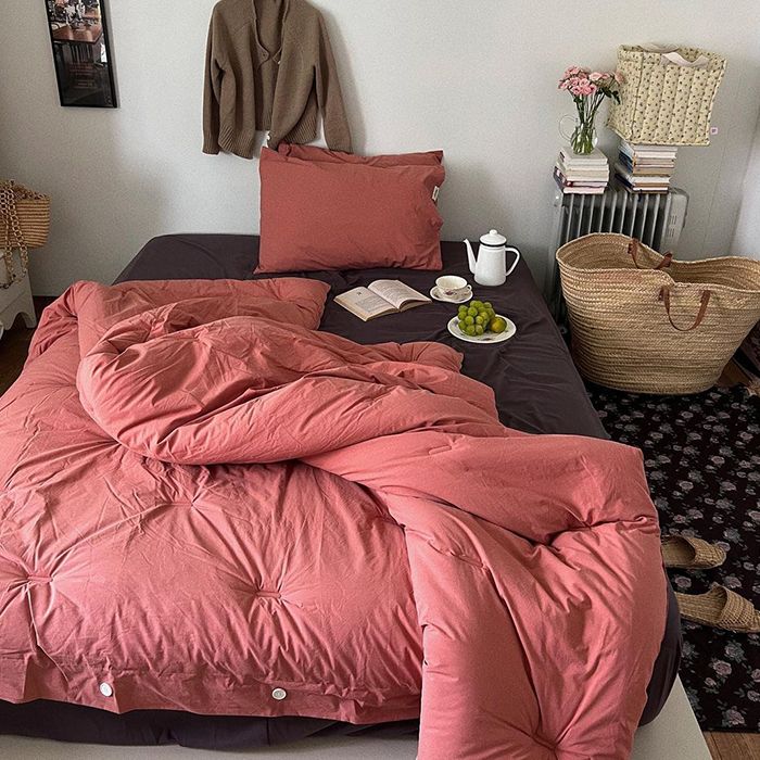 버튼 디자인 솜내장 올인원 고밀도 호텔식 차렵이불 SS/Q/K/LK 2colors - 감도 깊은 취향 셀렉트샵 29CM