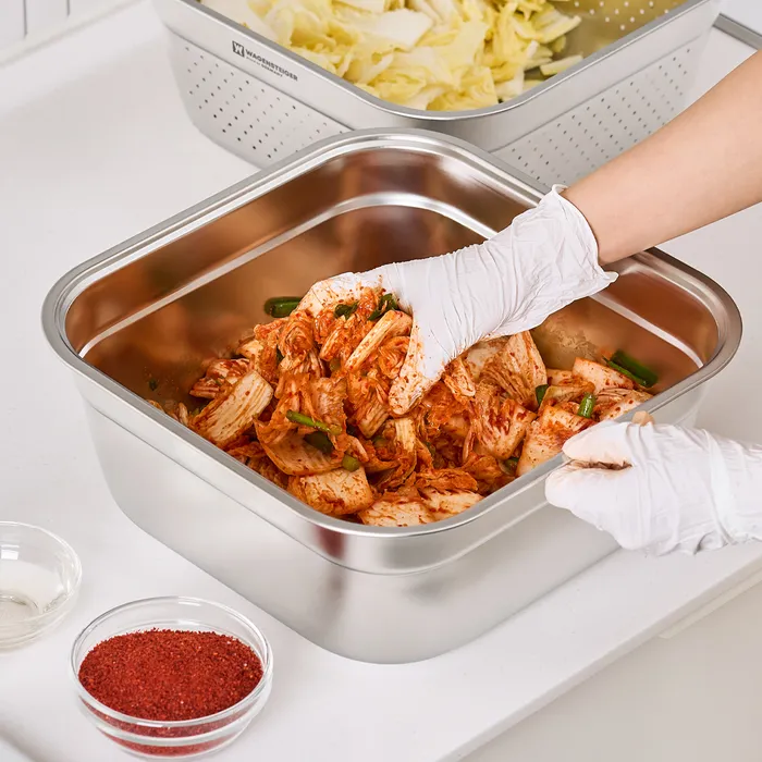 무연마제 스텐 304 워시볼 8L (솔리드) [세척볼 설거지통 타공] - 감도 깊은 취향 셀렉트샵 29CM