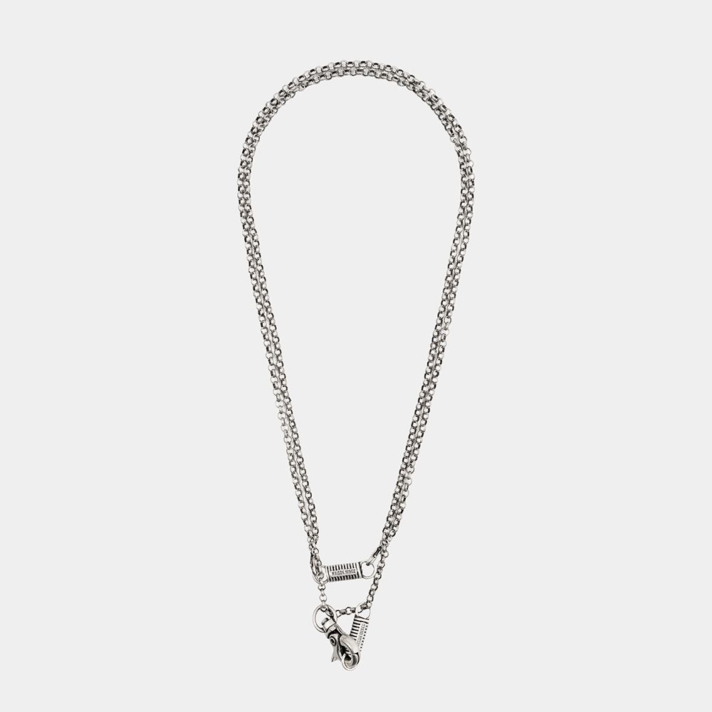 PULLEY TWO CHAIN NECKLACE - 감도 깊은 취향 셀렉트샵 29CM