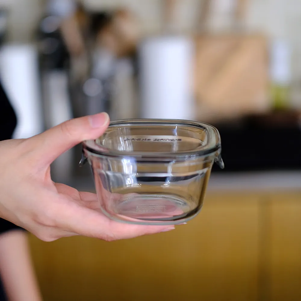 [이와키] IWAKI 팩&레인지 반찬통 - 쿨그레이 사각 200ml - 감도 깊은 취향 셀렉트샵 29CM