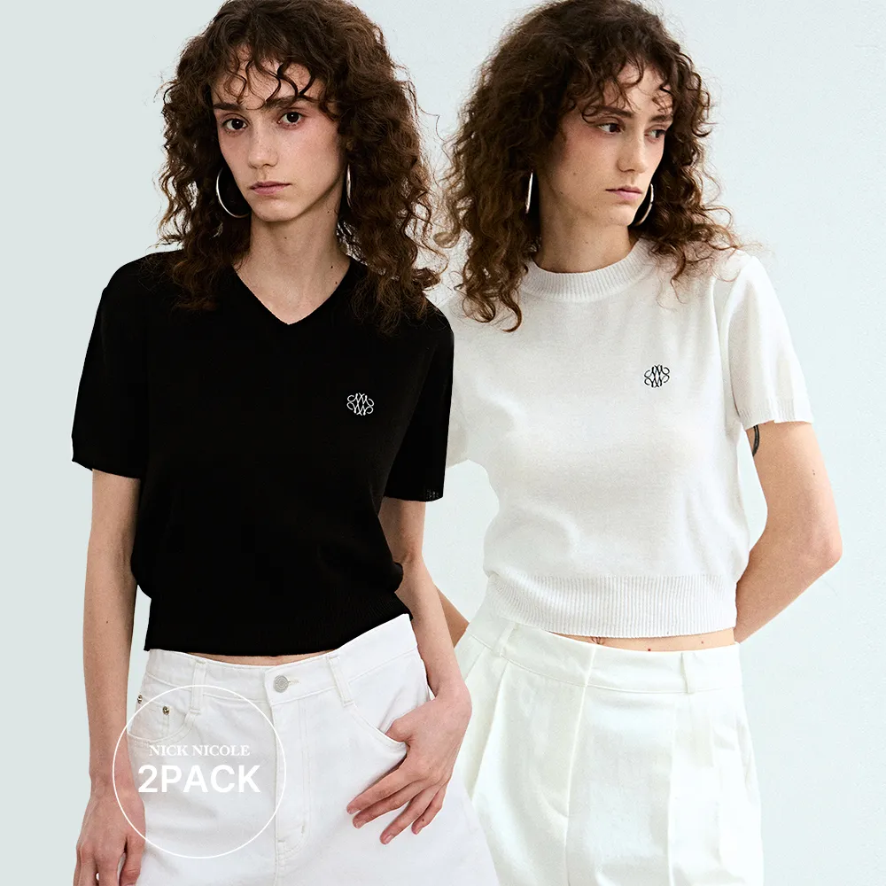 [2PACK] MINIMAL LOGO KNIT PACKAGE _8 COLOR - 감도 깊은 취향 셀렉트샵 29CM