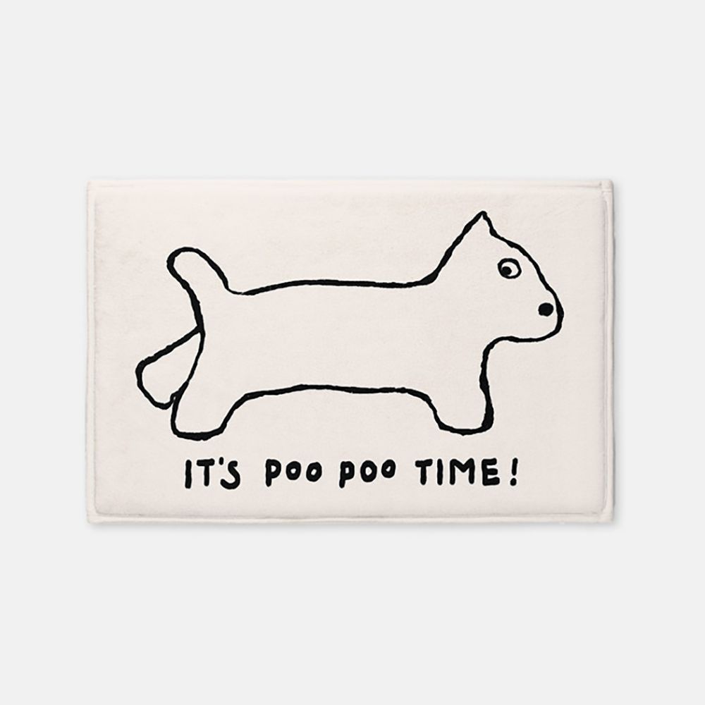 김은송 작가, ITS POO POO TIME 발매트 - 감도 깊은 취향 셀렉트샵 29CM