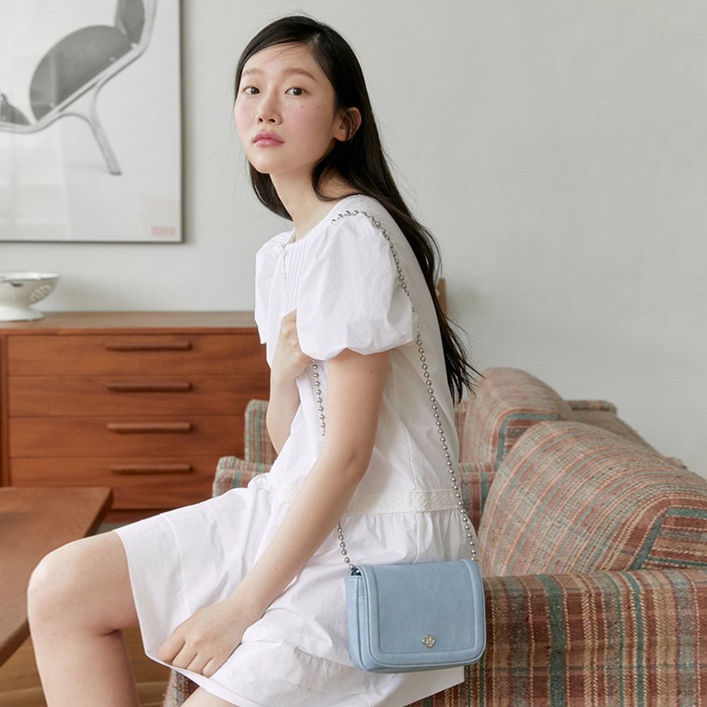 [29CM 단독][MF X 히어리] POPPY CHAIN MEDIUM BAG (LIGHT BLUE) - 감도 깊은 취향 셀렉트샵 29CM