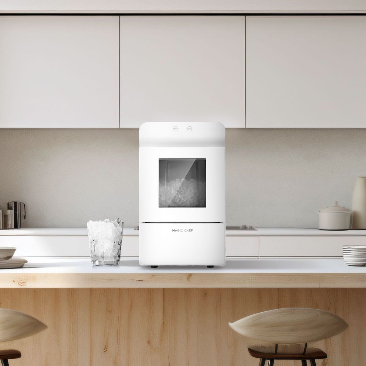 매직쉐프 가정용 제빙기 UV살균 스테인리스 스마트 자동세척 MIN-DN1700W - 감도 깊은 취향 셀렉트샵 29CM