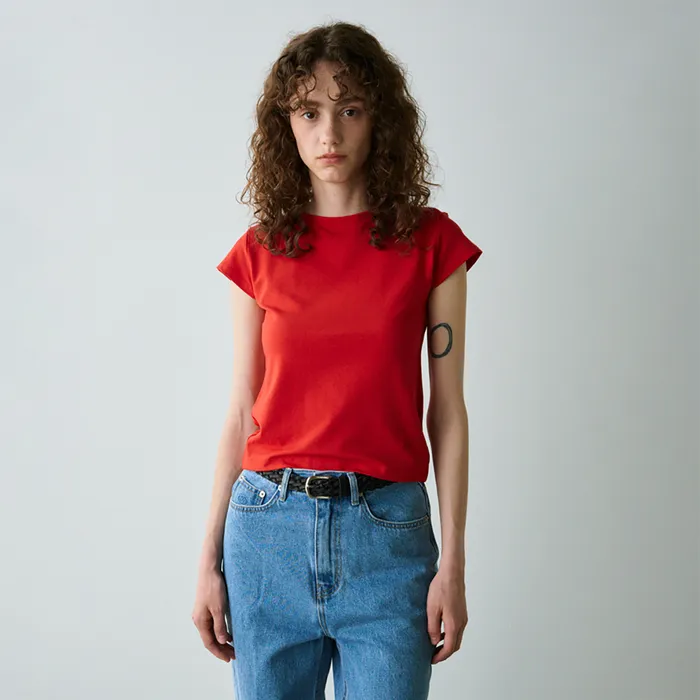 [6차]Geek cap sleeve T-shirt (Red) - 감도 깊은 취향 셀렉트샵 29CM