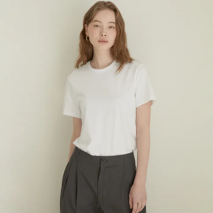 Basic T-shirt (white) - 감도 깊은 취향 셀렉트샵 29CM