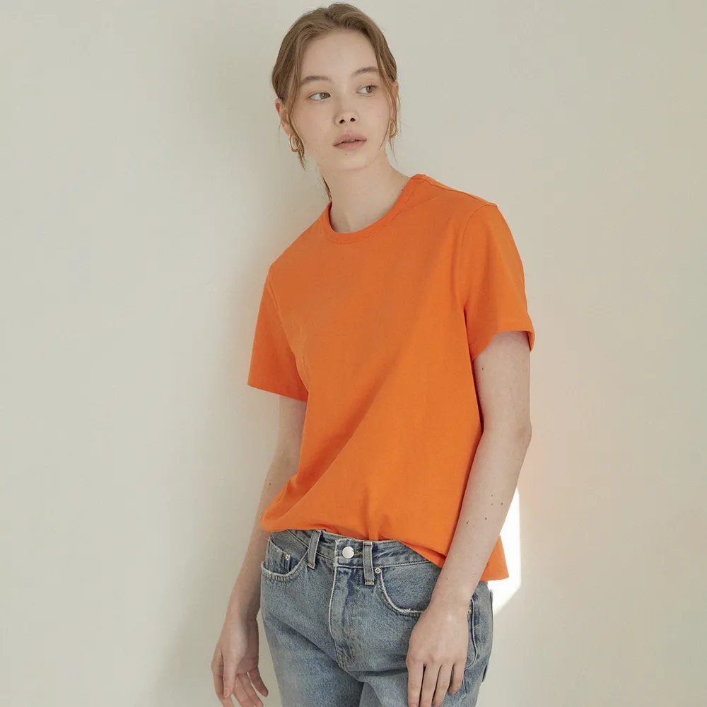 Basic T-shirt (orange) - 감도 깊은 취향 셀렉트샵 29CM