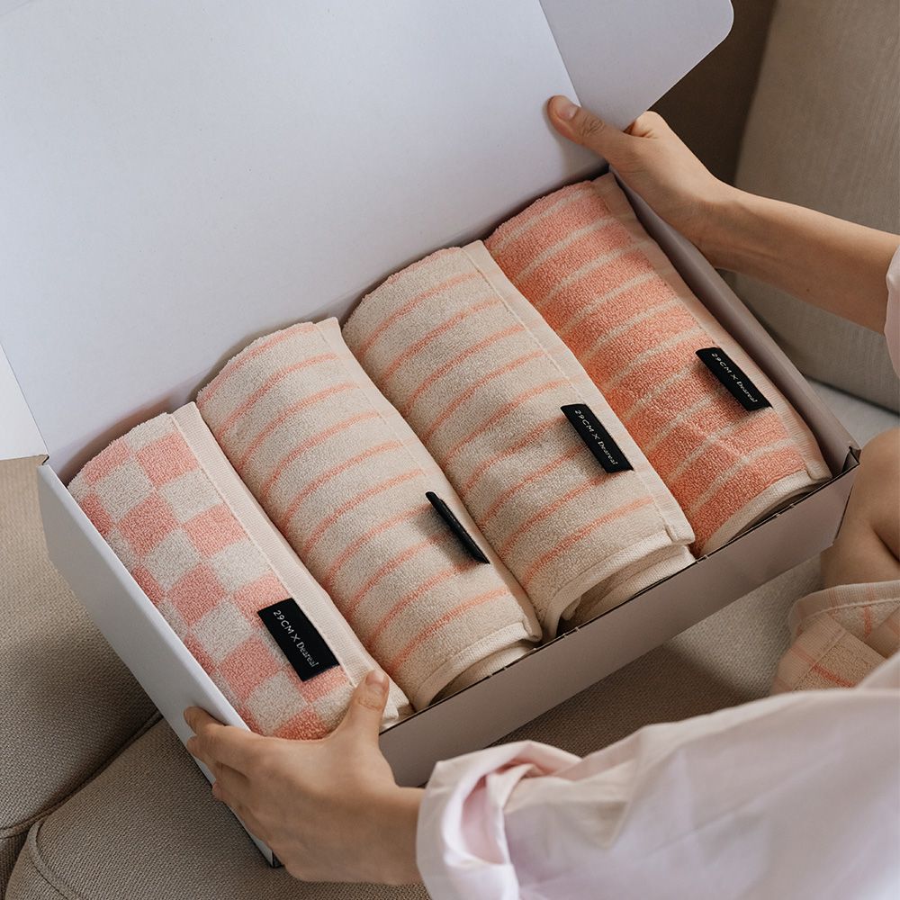 베리 수건_4P(패키지포장) - 감도 깊은 취향 셀렉트샵 29CM