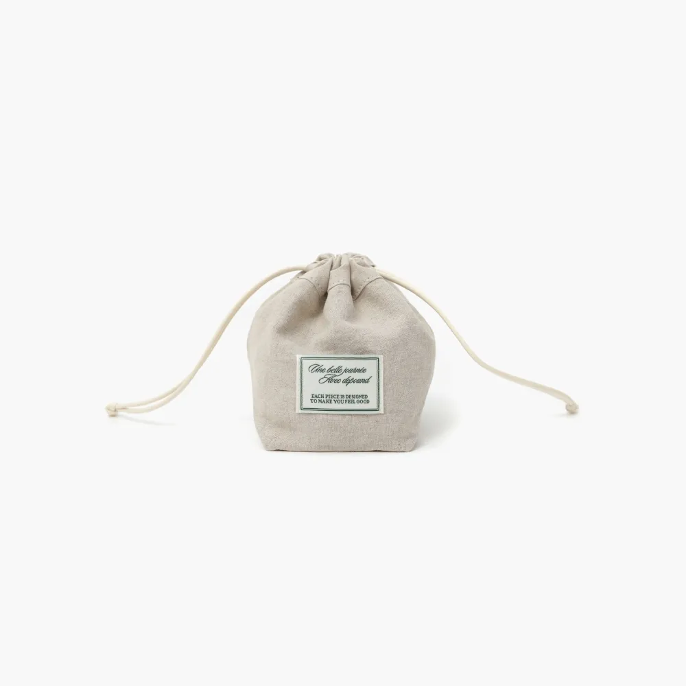 drawstring pouch - natural - 감도 깊은 취향 셀렉트샵 29CM