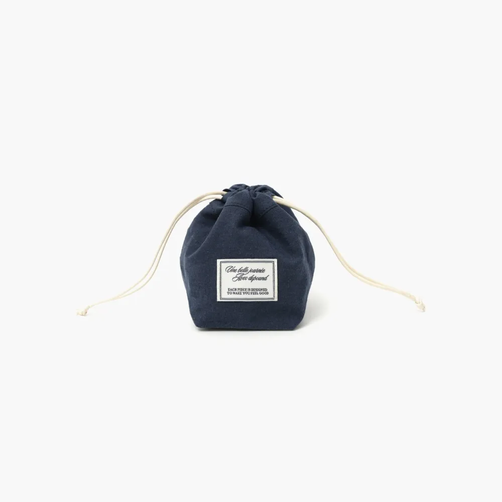 drawstring pouch - navy - 감도 깊은 취향 셀렉트샵 29CM
