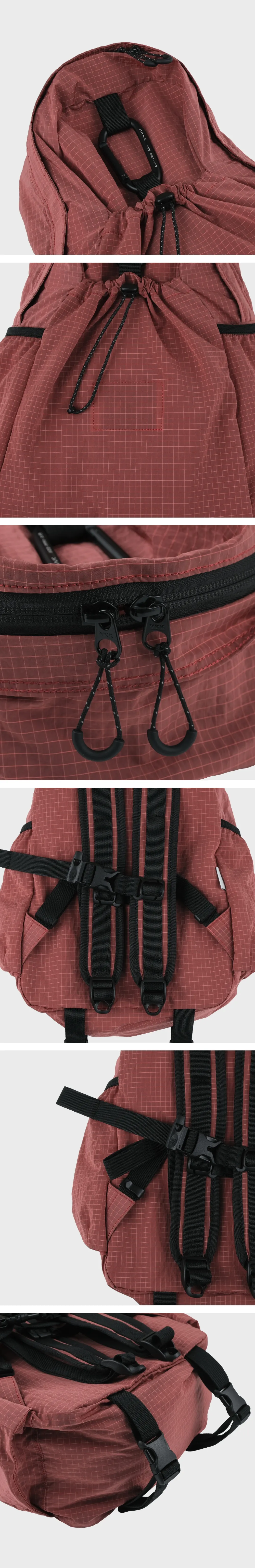 mmo backpack nylon ripple rip / vintage red - 감도 깊은 취향 셀렉트샵 29CM